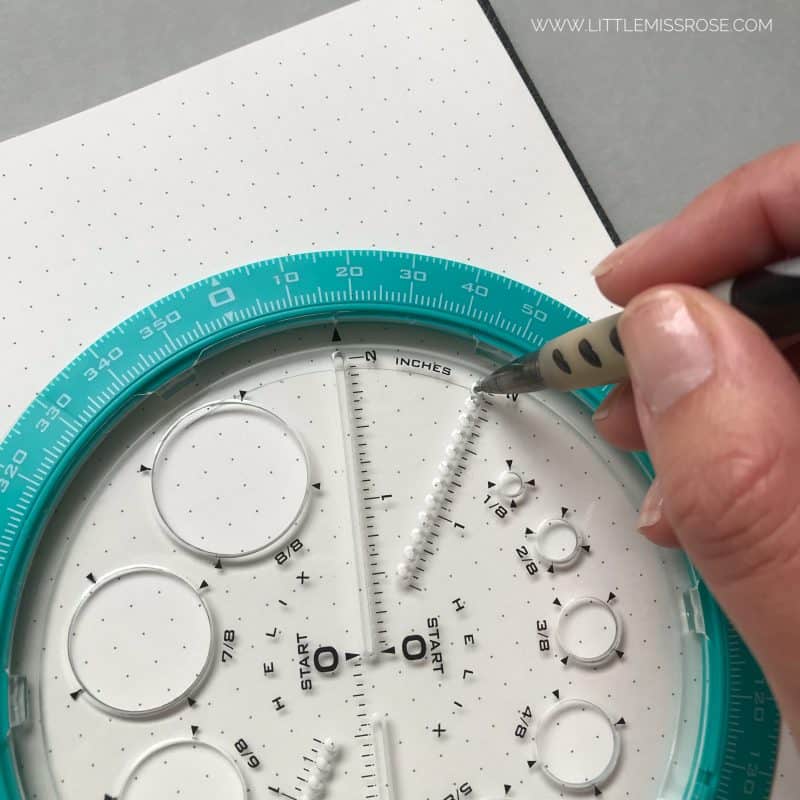 How To Draw a Circle Tracker (A Step-by-Step Guide) - Little Miss Rose