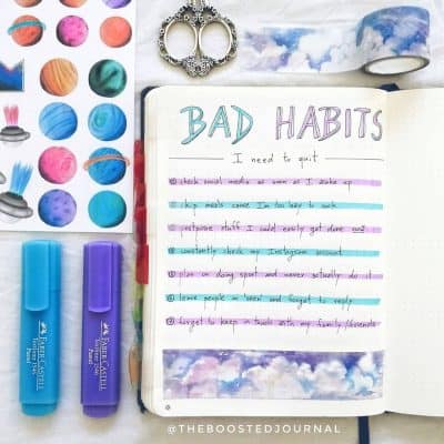 Mid-Year Resolutions In Your Bullet Journal - Little Miss Rose