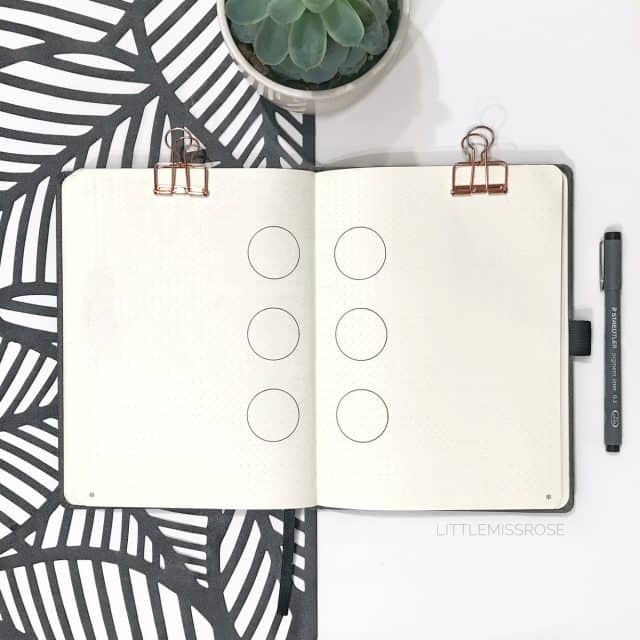 5 Bullet Journal Weekly Spreads From One Simple Layout - Little Miss Rose