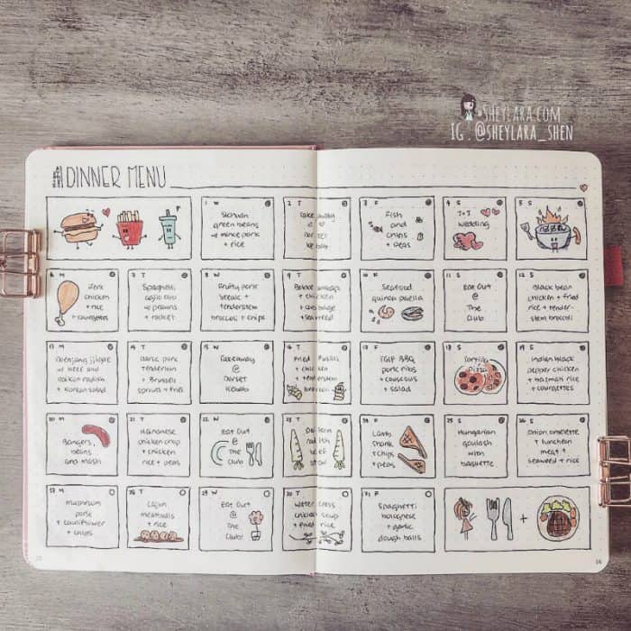7 Simple Ways to Lose Weight Using Your Bullet Journal - Little Miss Rose