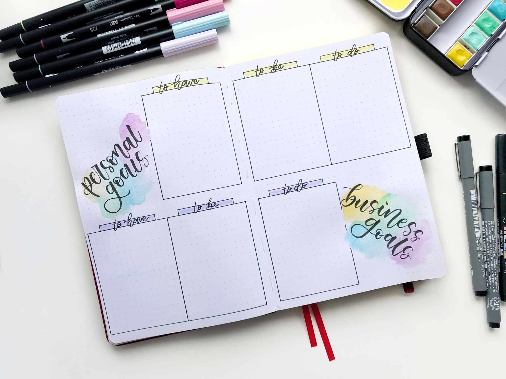 My 2020 Bullet Journal Set Up – Quick, Simple and Easy - Little Miss Rose