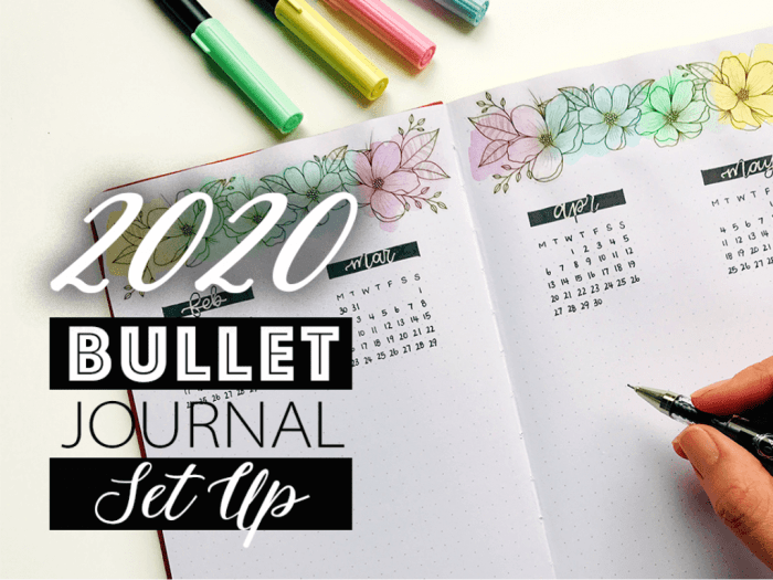 My 2020 Bullet Journal Set Up – Quick, Simple and Easy - Little Miss Rose